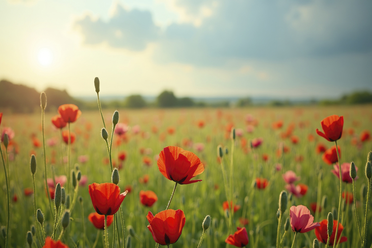 Poppy Field Background (6134890)