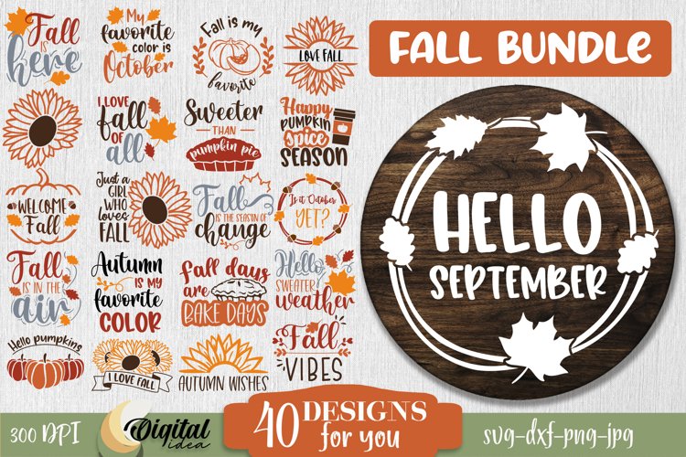 Fall Bundle svg. Fall pumpkin svg. Autumn designs svg - Free Design of ...
