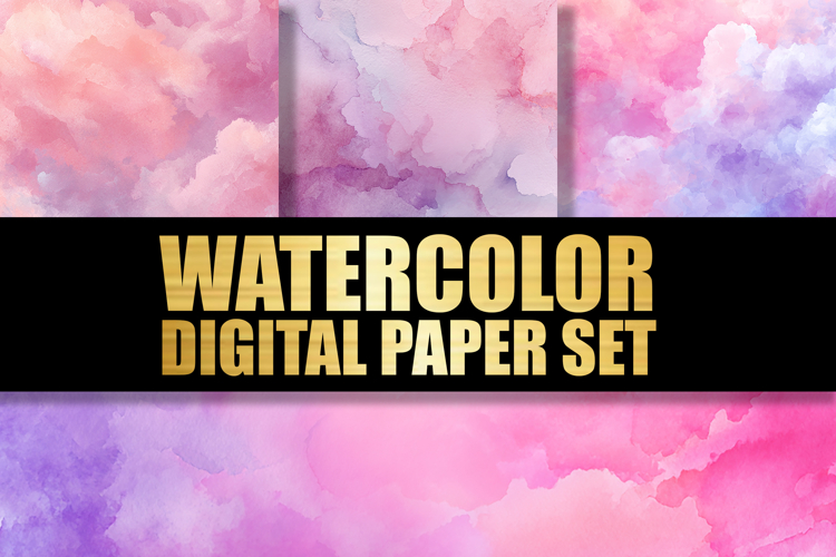 Watercolor Digital Paper Set (6048622)