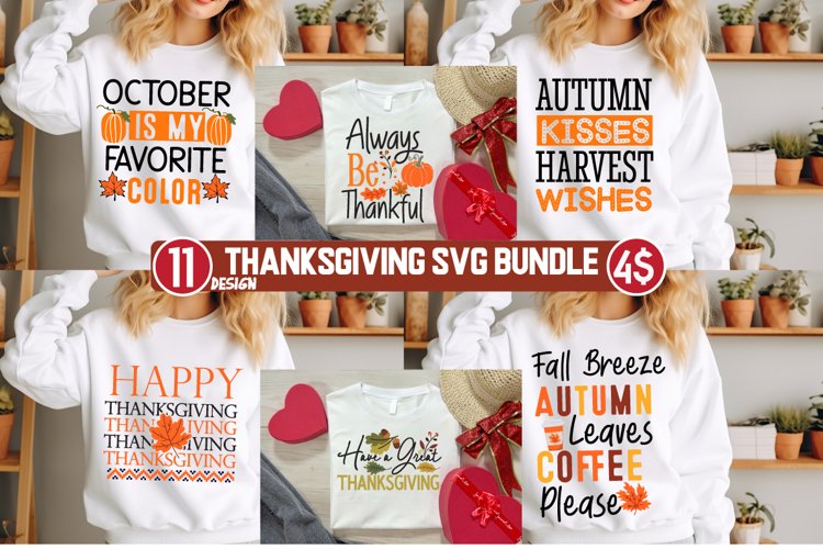 Thanksgiving SVG Bundle,Fall Sublimation Bundle (4696948)