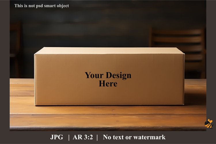 Box On The Floor Mockup Design Illustration 5