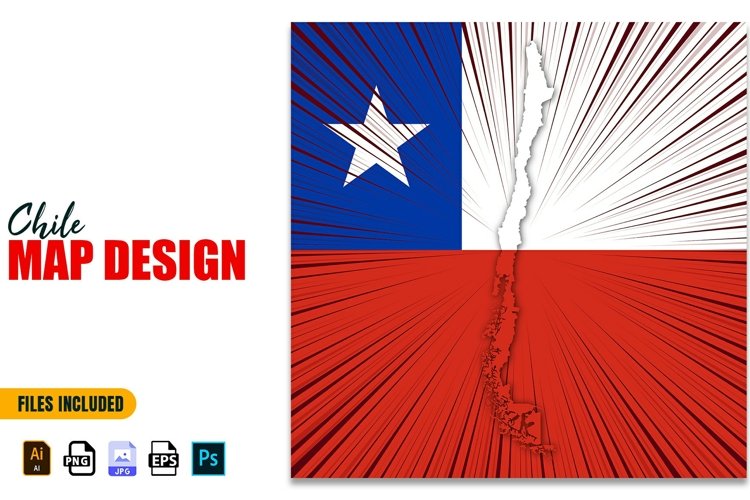 Chile Independence Day Map Design