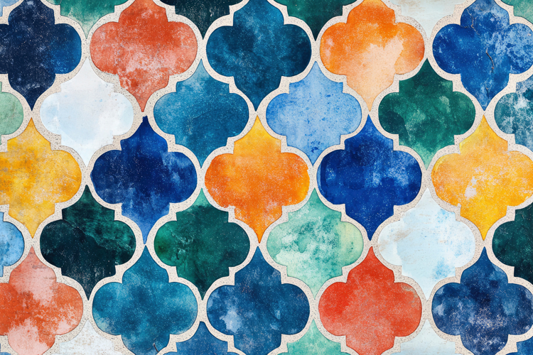 Moroccan Pattern Background Wallpaper