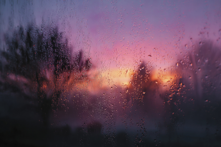 Glass Covered Raindrops Background (6506589)