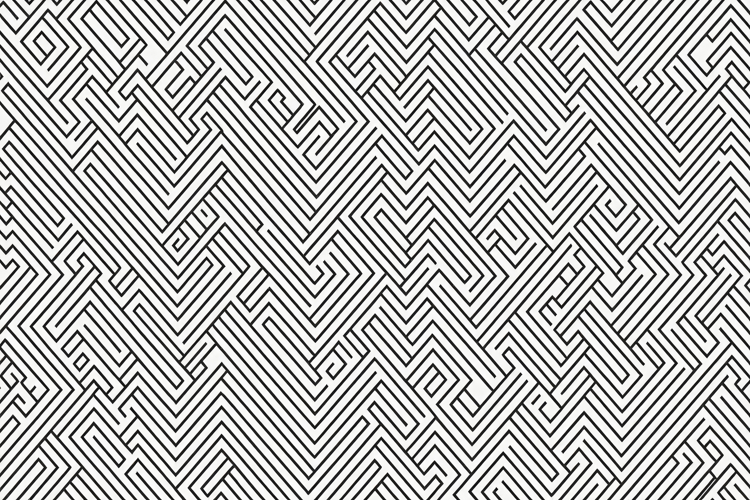 Maze Abstract Background