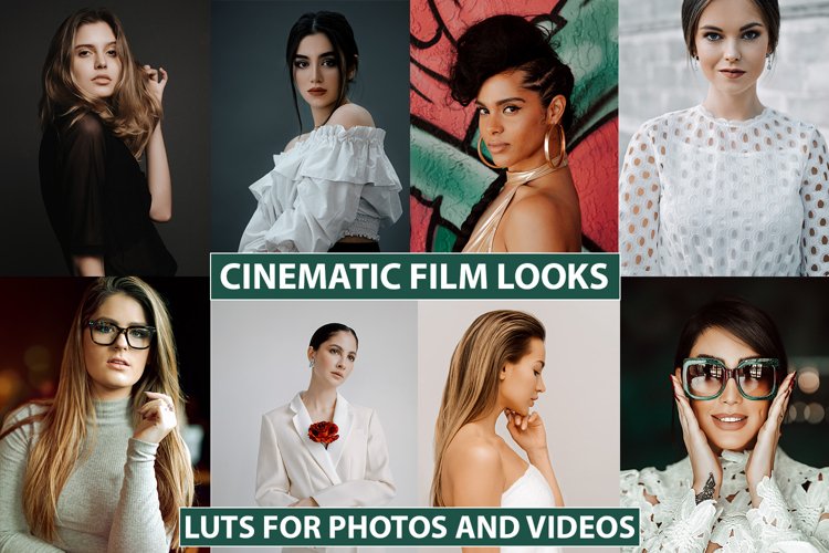 CINEMATIC Film Looks LUTS for Photos and Videos (2198158)