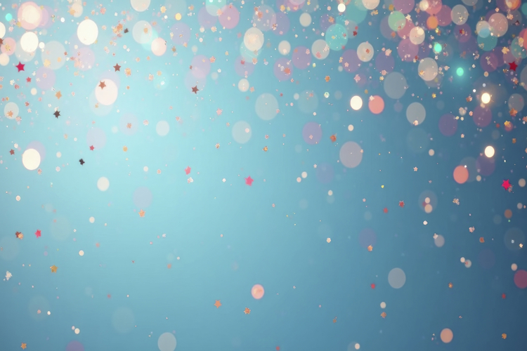 Sparkling Confetti Effect Background Wallpaper