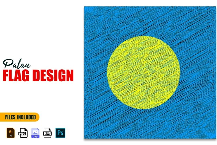 1 October Palau National Day Flag Design