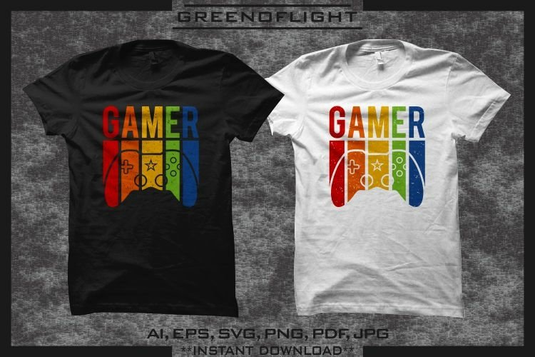 Gamer svg - Gaming svg - Gamer text with Controller (1281968 ...