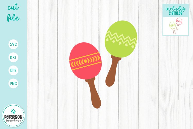 Maracas SVG Cut File