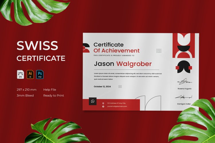Swiss Certificate