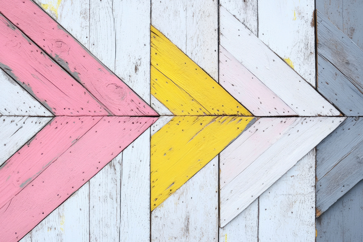 Colorful Wooden Pattern Background Wallpaper