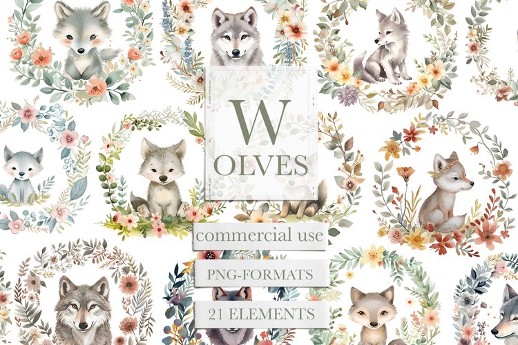 Baby wolf clipart, Wolf clip art, Wolves png,Woodland animal