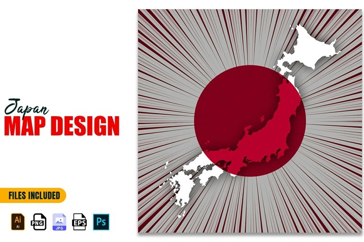 Japan National Day Map Design