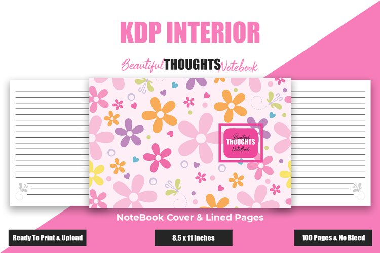 Beautiful Thoughts Notebook KDP