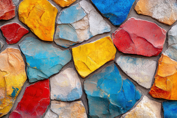 Colorful Stone Pattern Background Wallpaper