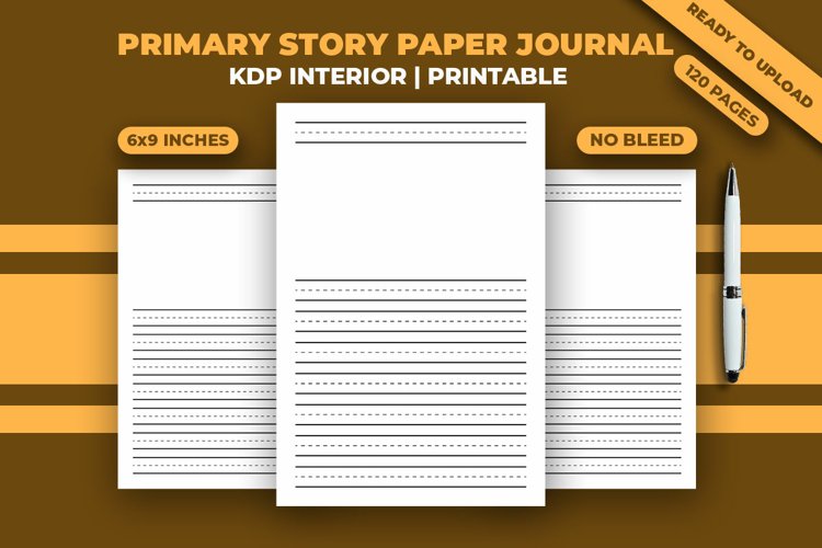Primary Story Paper journal KDP Interior
