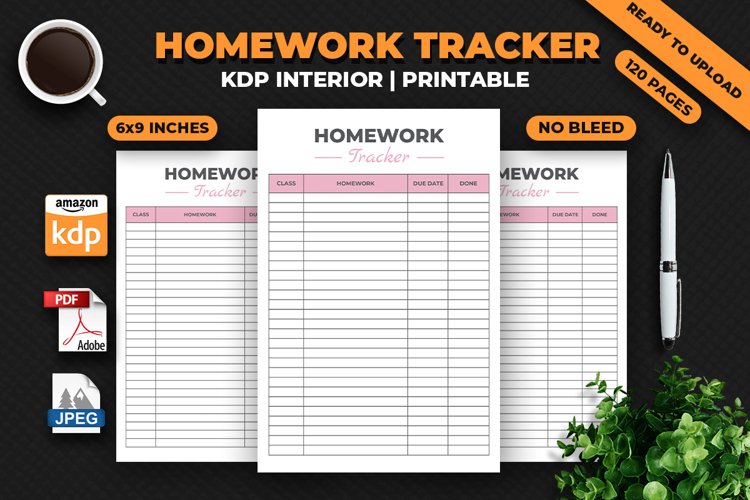 Homework Tracker KDP Interior (2154005)
