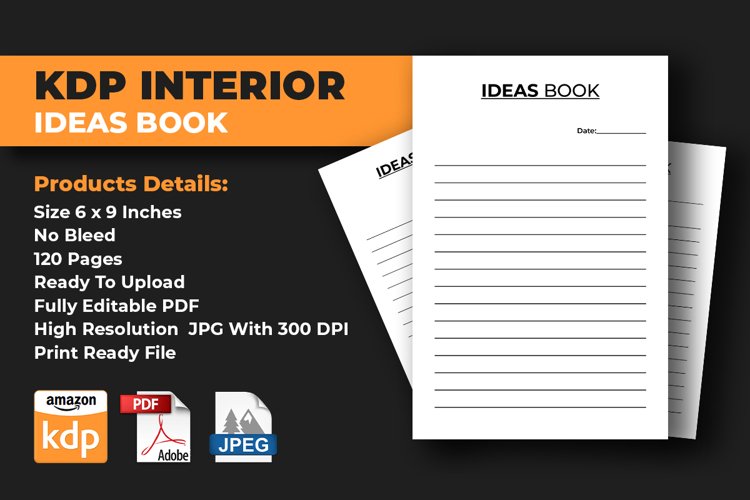 Ideas Notebook KDP Interior (2153630)
