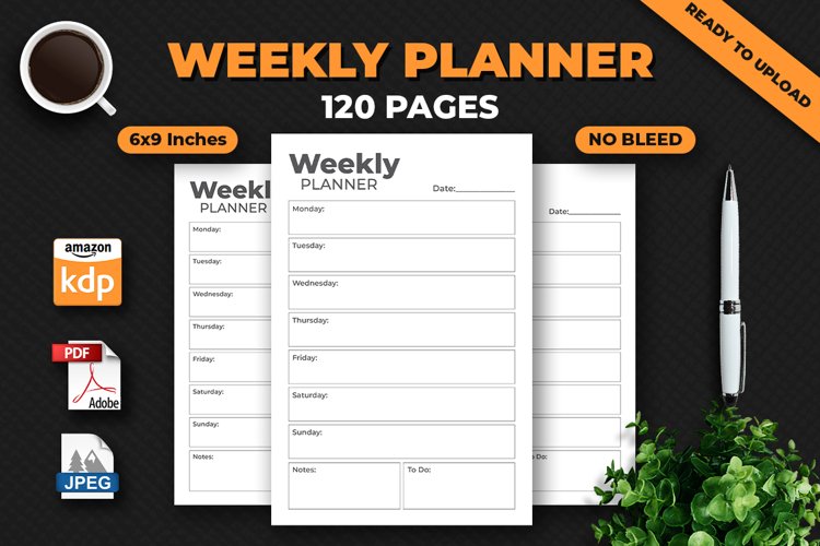 Weekly Planner KDP Interior (2153660)