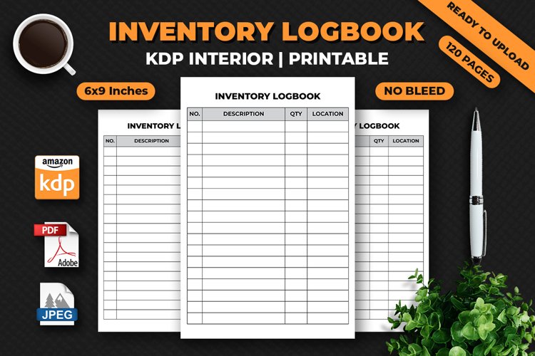 Inventory Logbook KDP Interior (2153687)