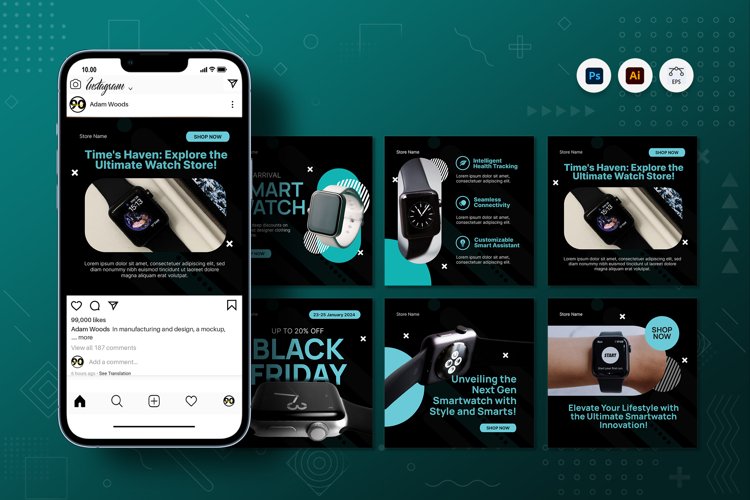 Smartwatch Instagram Post