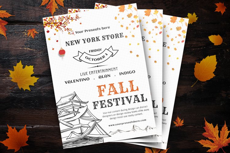 Autumn Festival Flyer A4 Print Template (2556203)
