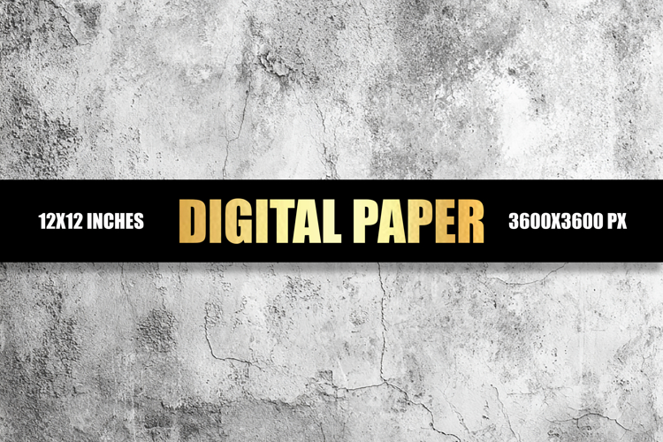 Gray Texture Wall Digital Paper (6138069)