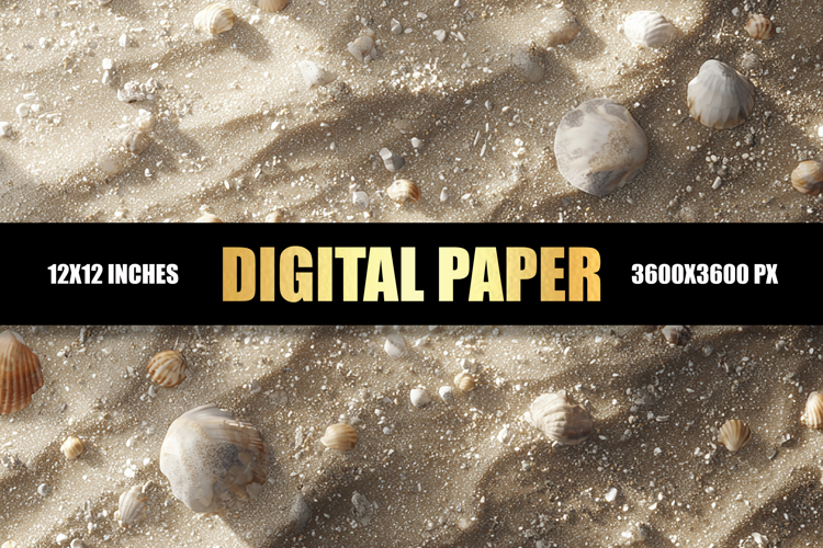 Sea Shel Digital Paper (6166550)