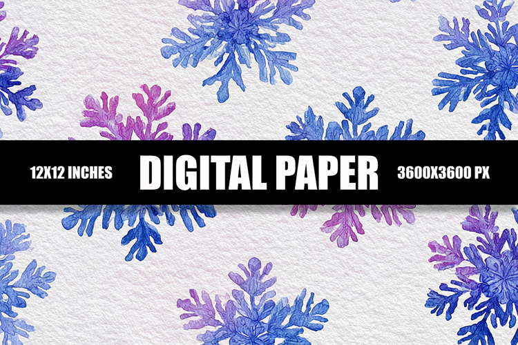 Snowflakes Digital Paper (6062321)