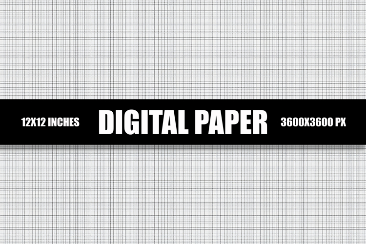 Black Line Abstract Pattern Digital Paper (6071399)