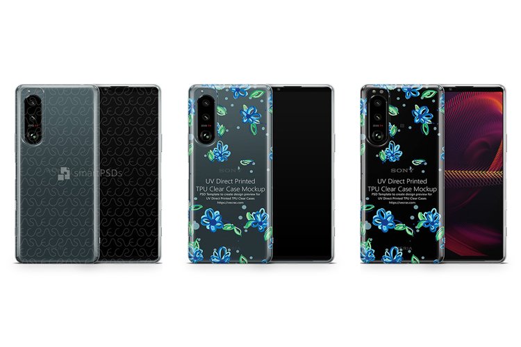 Sony Xperia 5 III 2021 TPU Clear Case Mockup