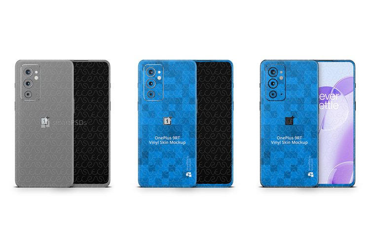 OnePlus 9RT 5G 2021 PSD Skin Mockup Template