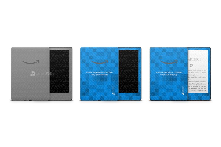 Kindle Paperwhite 6 8 11th Gen 2021 PSD Skin Mockup Template 1820082 