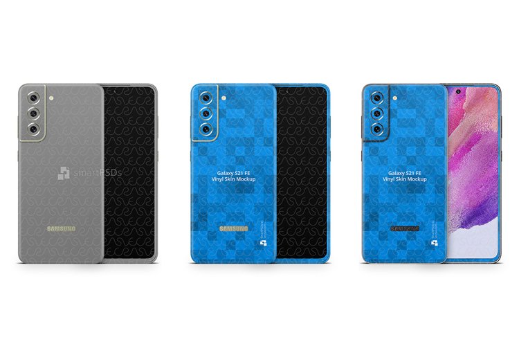Galaxy S21 FE 5G 2022 PSD Skin Mockup Template