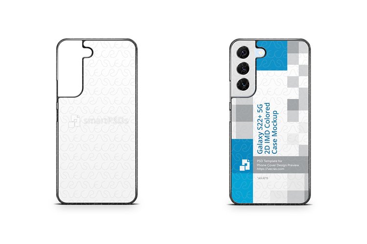 Galaxy S22 Plus 5G 2022 2d PC Colored Case Design Mockup