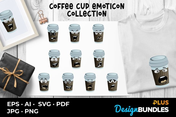 Coffee Cup Emoticon Collection