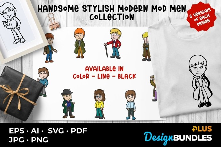 Handsome Stylish Modern Mod Men Collection