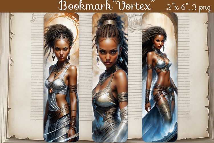 Bookmark Vortex printing - 3 png files