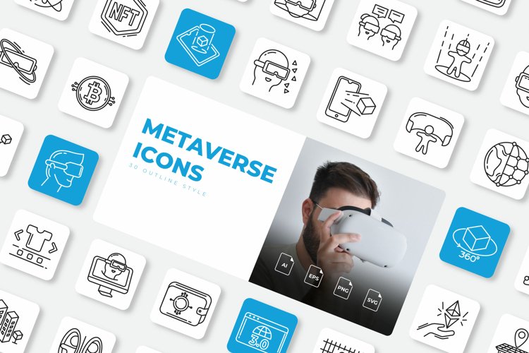 Metaverse Outline Icons