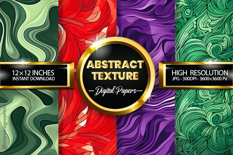 Abstract Texture Digital Papers - 04 Variations (3753207)