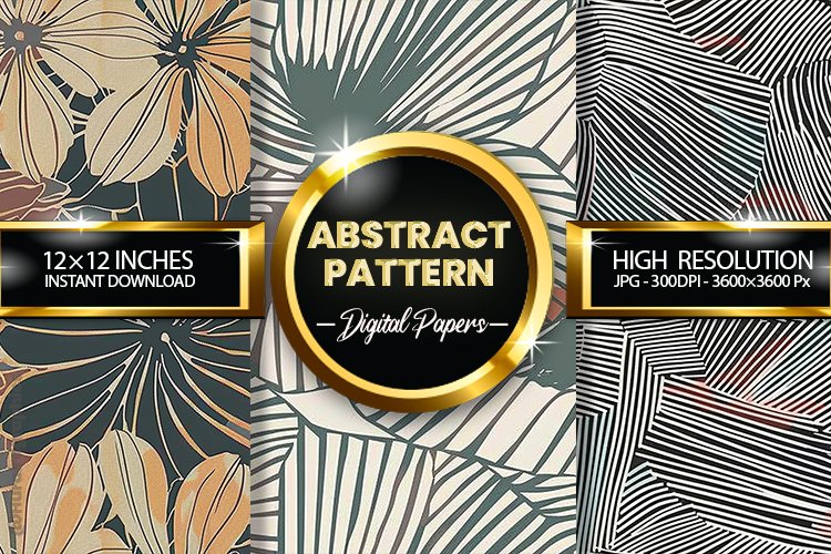 Abstract Pattern Digital Papers - 03 Variations