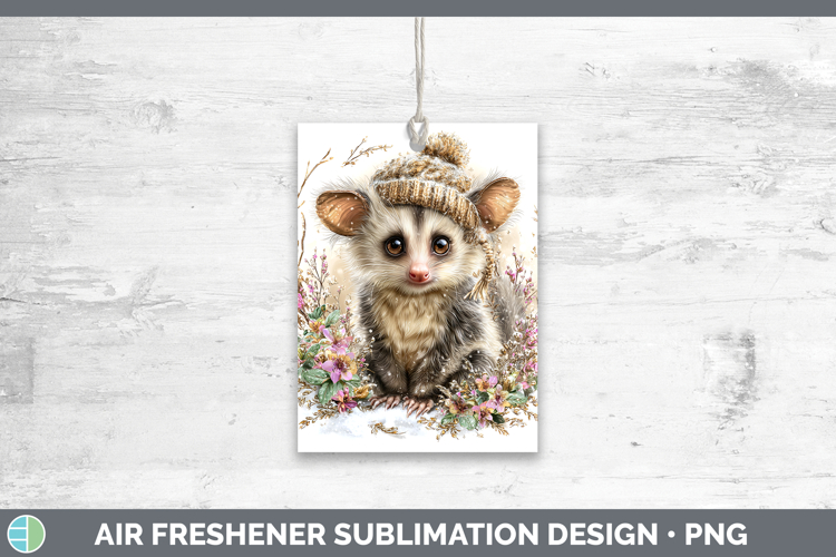 Aye-aye Primate Winter Knit Hat Air Freshener Sublimation De