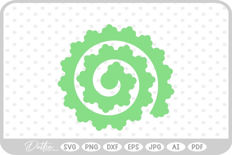 Paper Flower Rolled Craft SVG PNG DXF (6226781)