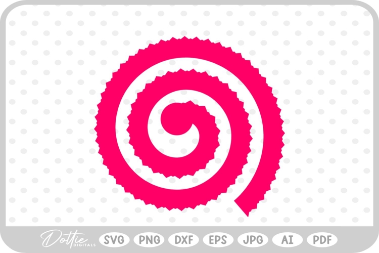 Rolled Flower SVG PNG DXF (6212186)