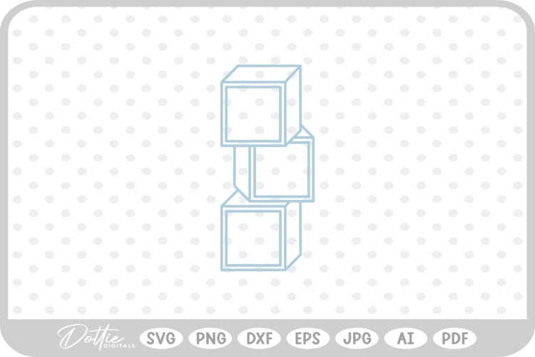 Baby Blocks SVG PNG DXF (6176841)