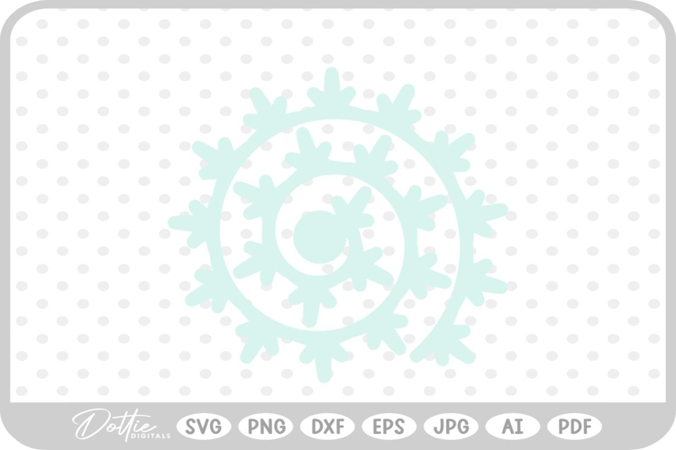 Rolled Flower Template SVG PNG DXF (6216012)