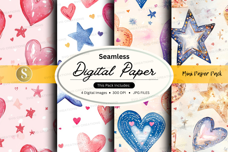 Seamless digital paper - mini paper pack (6528610)