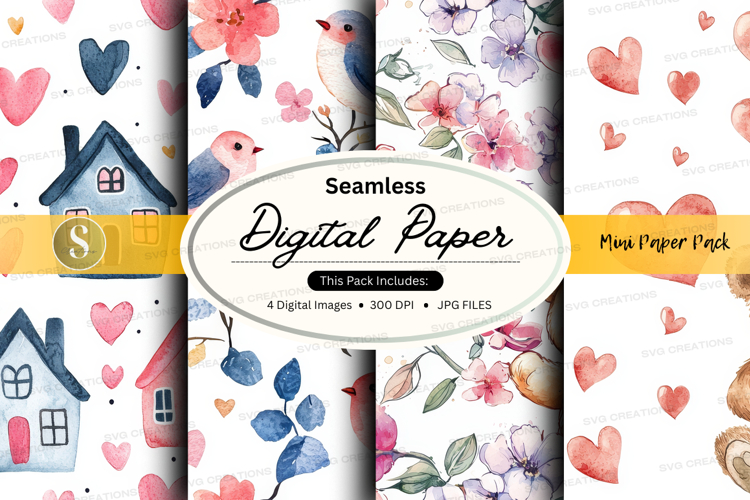 Seamless digital paper - mini paper pack (6528968)