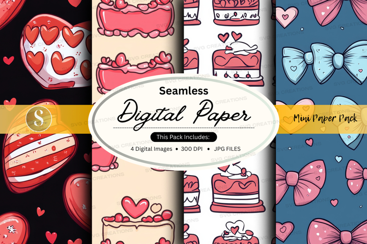 Seamless digital paper - mini paper pack digital (6529089)